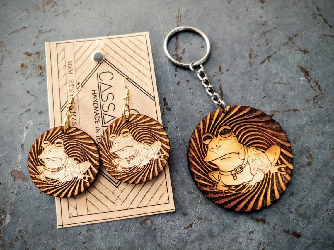 Hypno Toad Toad Future Laser Engraved Laser Cut Wood | Etsy