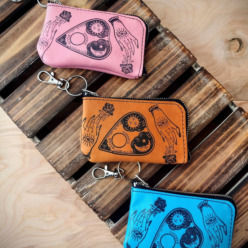 Keychain Wallet - Etsy