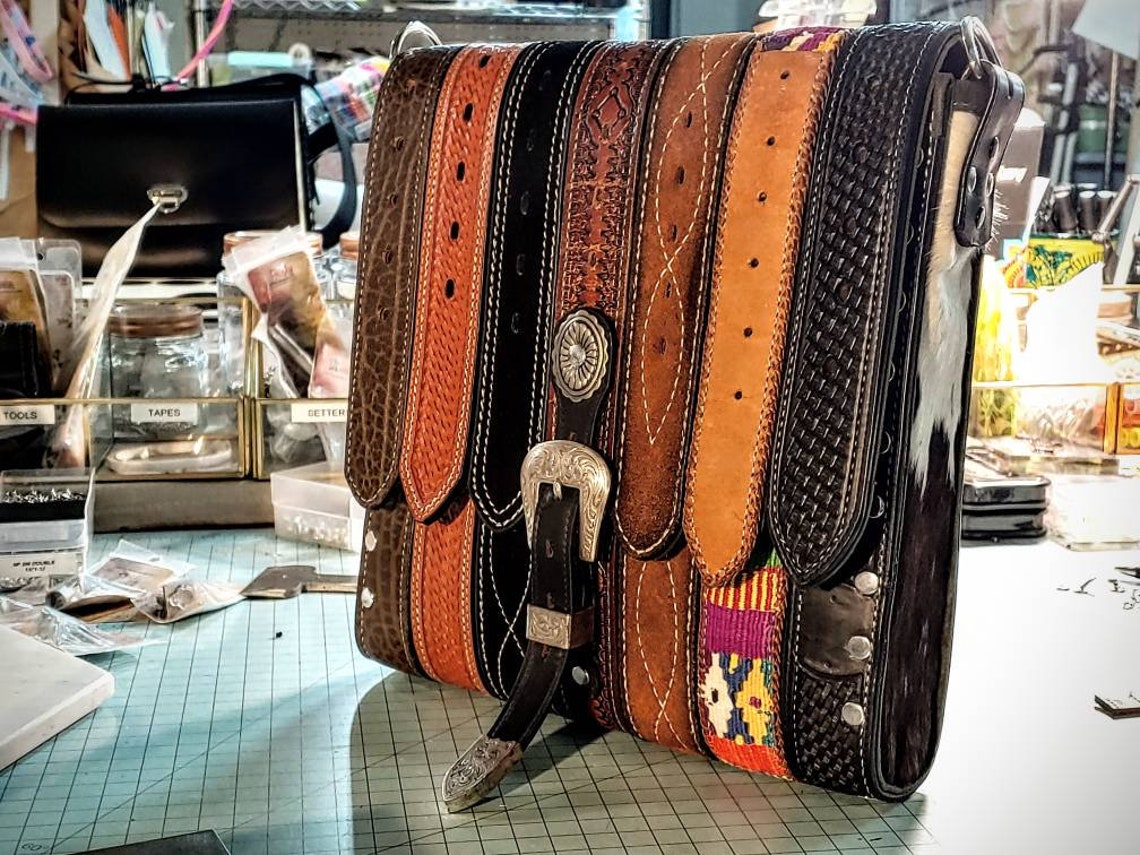 Leather Satchel, Repurposed Belts Bag, Leather Crossbody, Upcycled, One ...