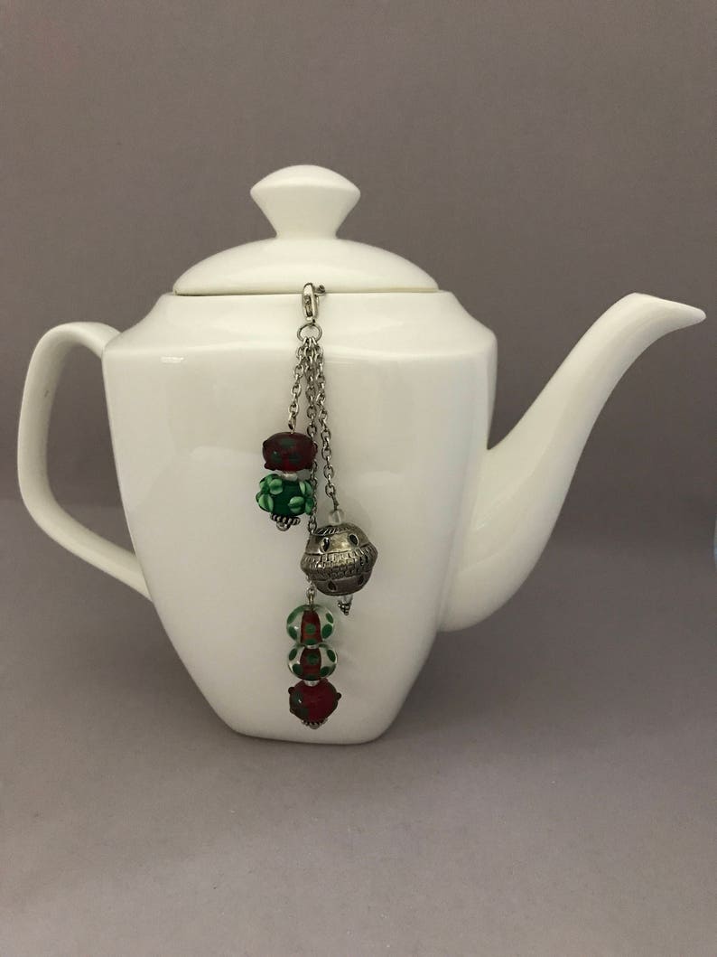 Tea Ball Infuser Christmas Cheer a Decorative Heart Shaped - Etsy