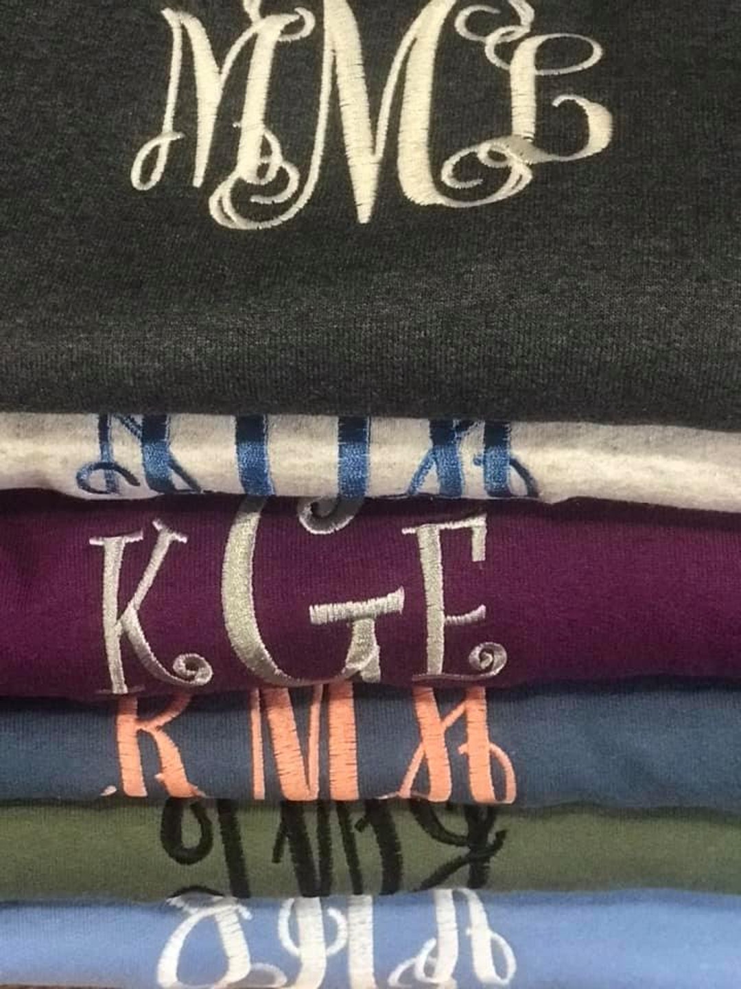 Monogrammed Sweatshirts - Monogram Sweater - Crewneck - Christmas Gifts ...