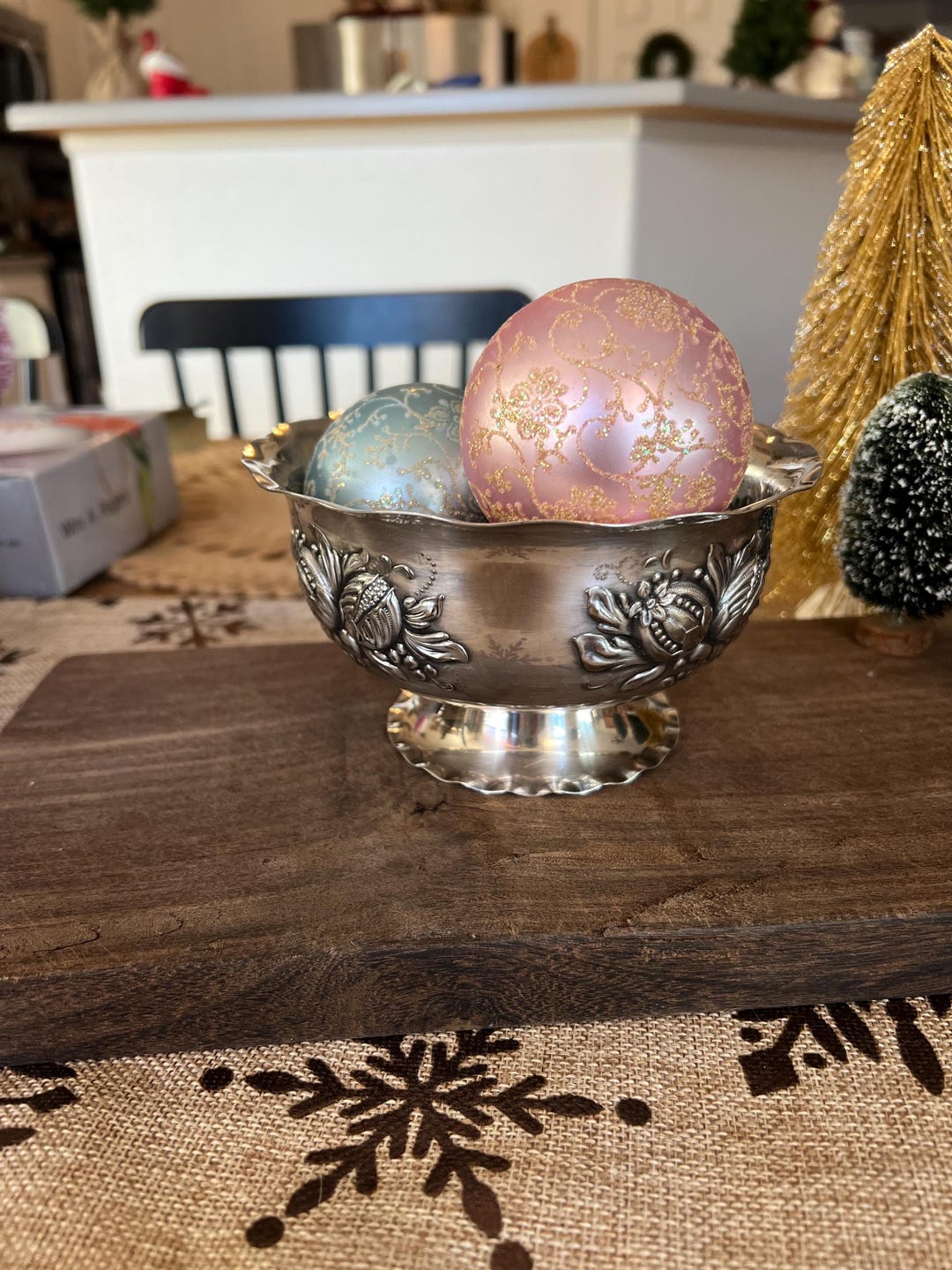 Vintage Prima NS (nickel Silver) Footed Bowl, Likely Made by Nilsjohan ...