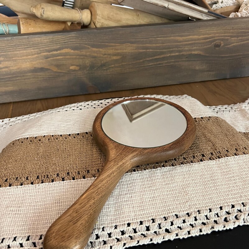 Hand Held Mirror - Etsy