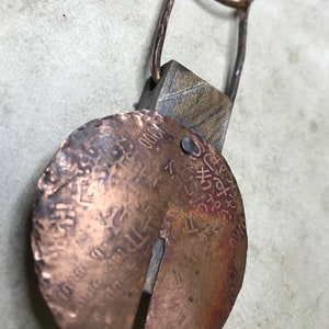 Mens Modern Industrial Primitive, Pendant Necklace,handmade in Wood ...