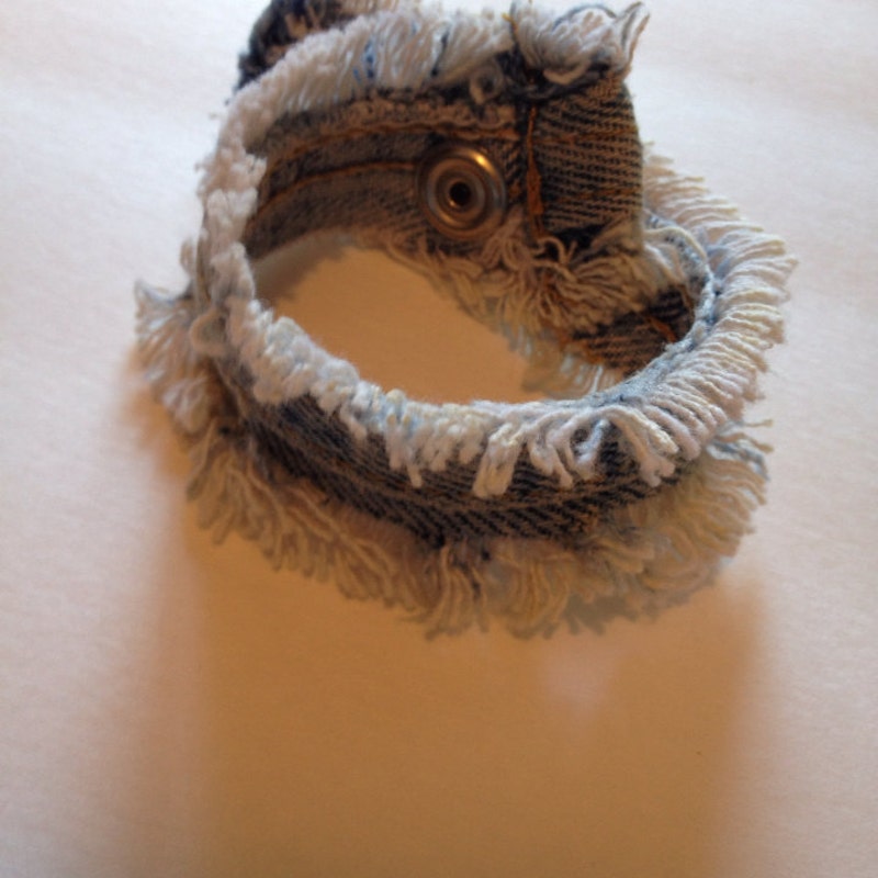 Denim Bracelet - Etsy