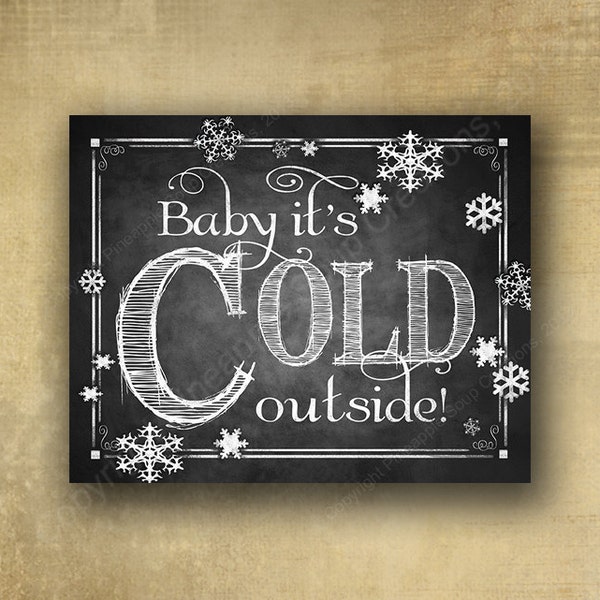 Winter Chalkboard - Etsy