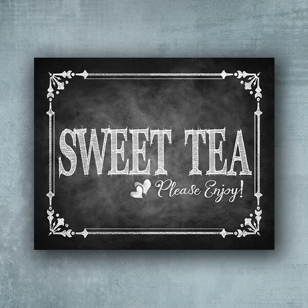 Sweet Tea Sign - Etsy