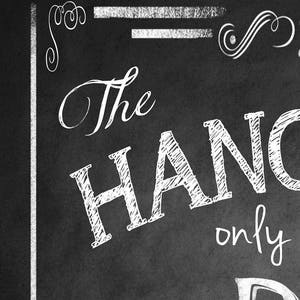 Hangover Wedding Sign PRINTED Hangover Sign Rustic Wedding - Etsy