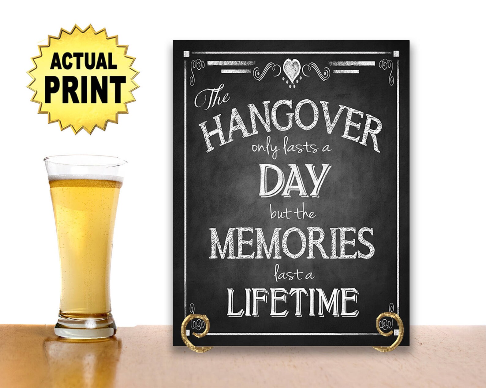 Hangover Wedding Sign PRINTED Hangover Sign Rustic Wedding - Etsy