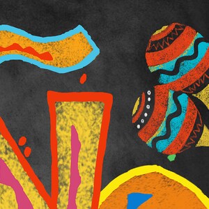 Printed Cinco De Mayo Fiesta Bano Bathroom Sign, Fiesta Graduation Sign ...