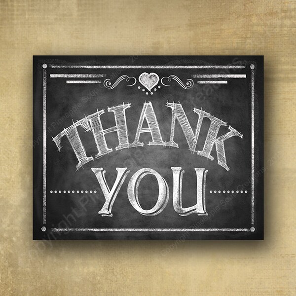 Thank You Photo Prop - Etsy