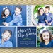 Christmas Photo Card Color Block Merry Christmas Custom Holiday Photo ...
