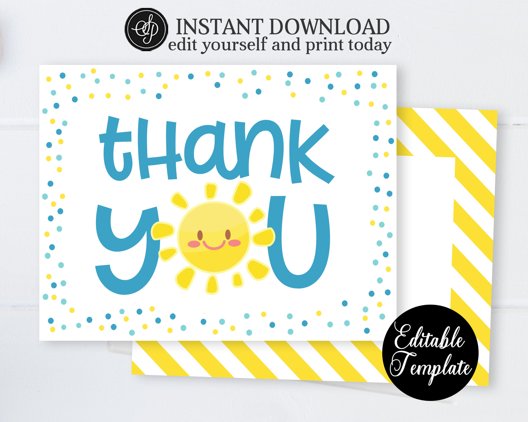 Yellow Sun Template
