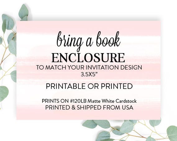 Matching Bring a Book Insert, BOOK REQUEST Card, library card, books ...