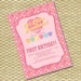 Candy Hearts 1st Birthday Invitation Little Sweetheart 1st - Etsy