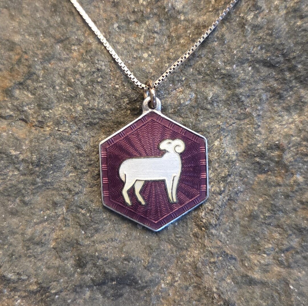 Norwegian David Andersen ARIES Zodiac Vintage Sterling Silver 925 ...