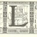 1936 L Antique Letter Decor. Vintage Initial Capital Letter L, Monogram ...