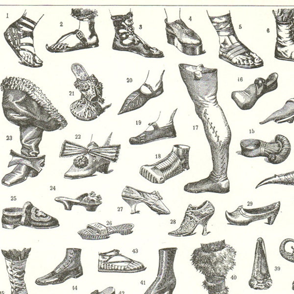 Period Shoes - Etsy