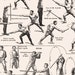 Large Stick Fighting Poster. Martial Arts Gift. Fencing Art. Combat ...