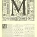 Letter M Door Decor 1936 Vintage Initial M Monogram Initial M Vintage ...