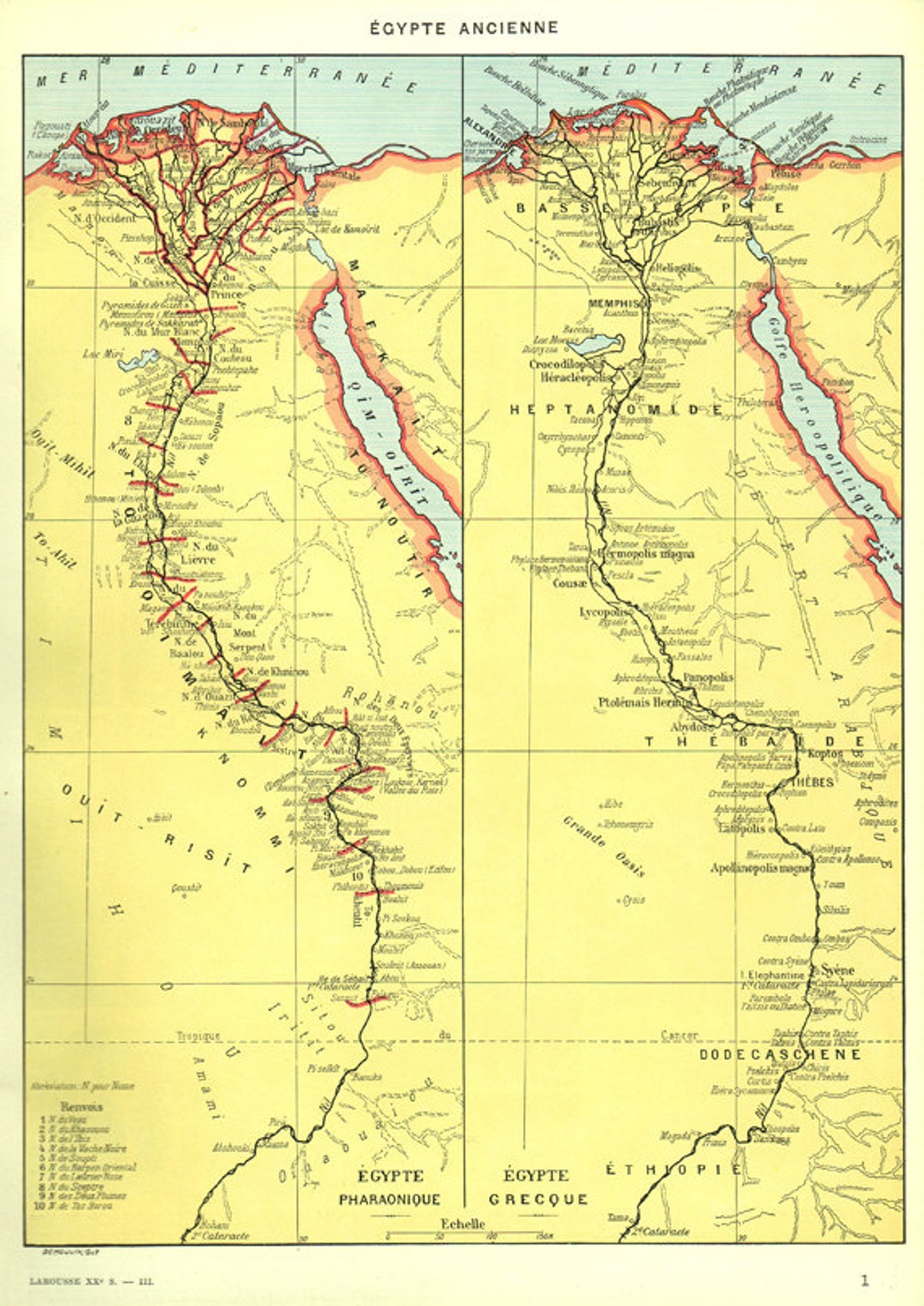 1936 Ancient Egypt Map, Vintage Egypt Map, Ancient Egypt Gift ...