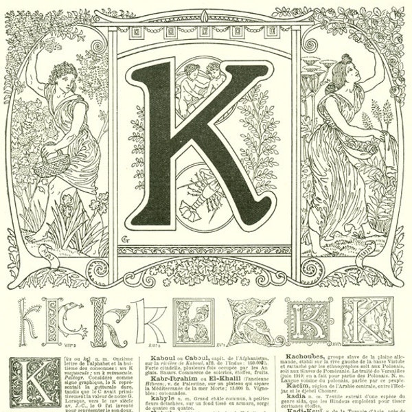 Letter K Sign - Etsy