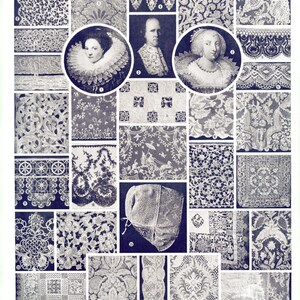 Lace Making Poster 1936 Vintage Lacemaking Print Lacemaker Gift Vintage ...