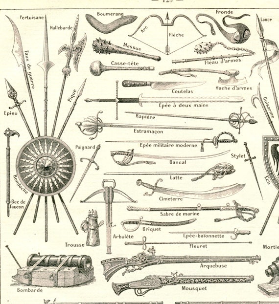 Medieval Weapons Names