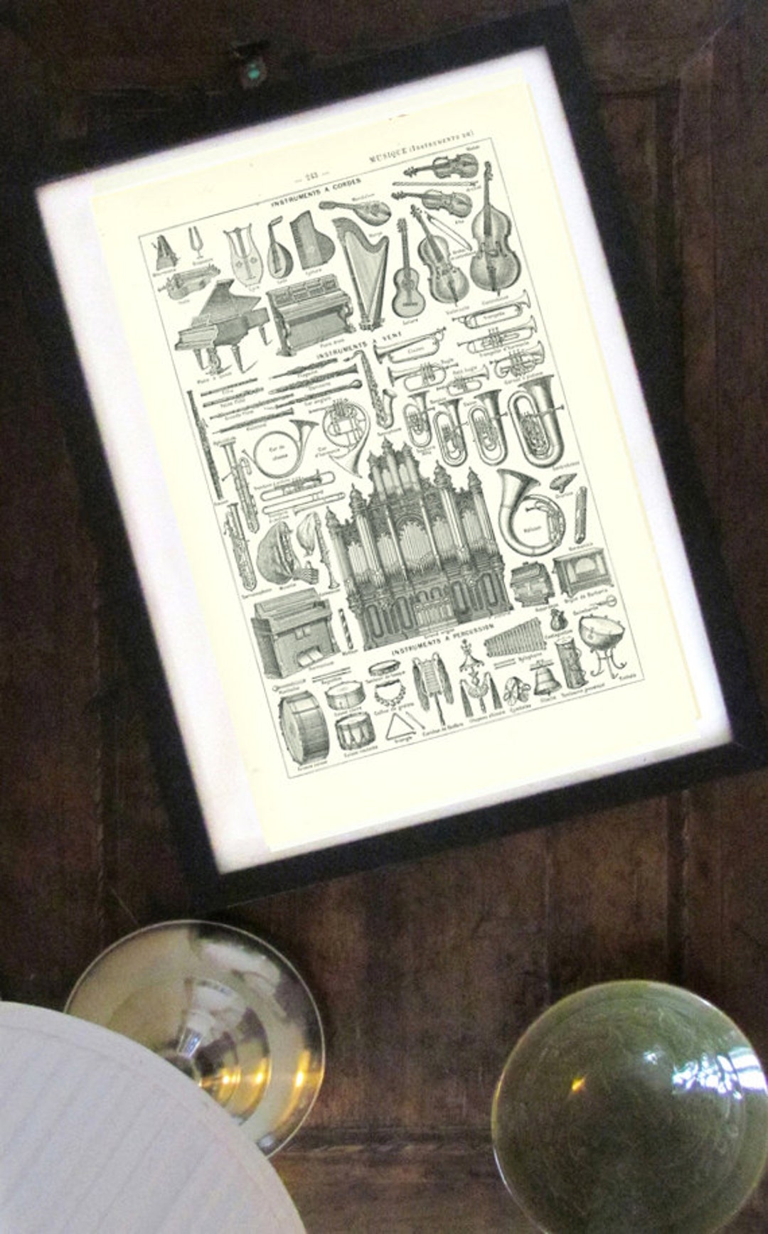 1922 Vintage Musical Instruments Poster Music Wall Art Music Gift Music ...