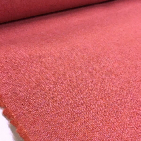 Pink Italian Wool Fabric - Etsy