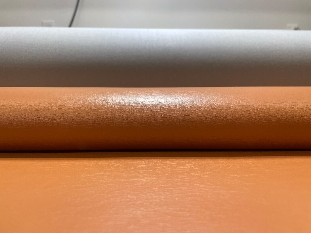7.5 Yds Ultrafabrics Ultraleather Pro Raw Sienna Faux Leather ...