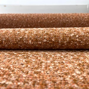 2 Yds Luum Everyday Boucle Spicebush Orange Pink & Bronze Wool Blend ...