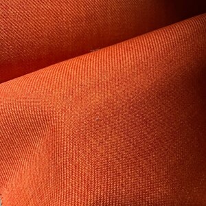 14 Yards Designtex Gamut Solar Orange Polyester MCM Upholstery Fabric ...