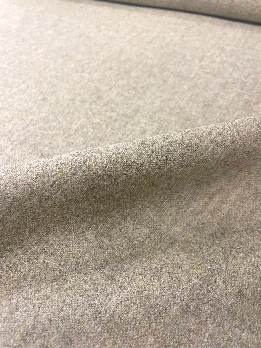 54" X 45" Camira Synergy Affix Sand Beige Woven Wool Upholstery Fabric ...