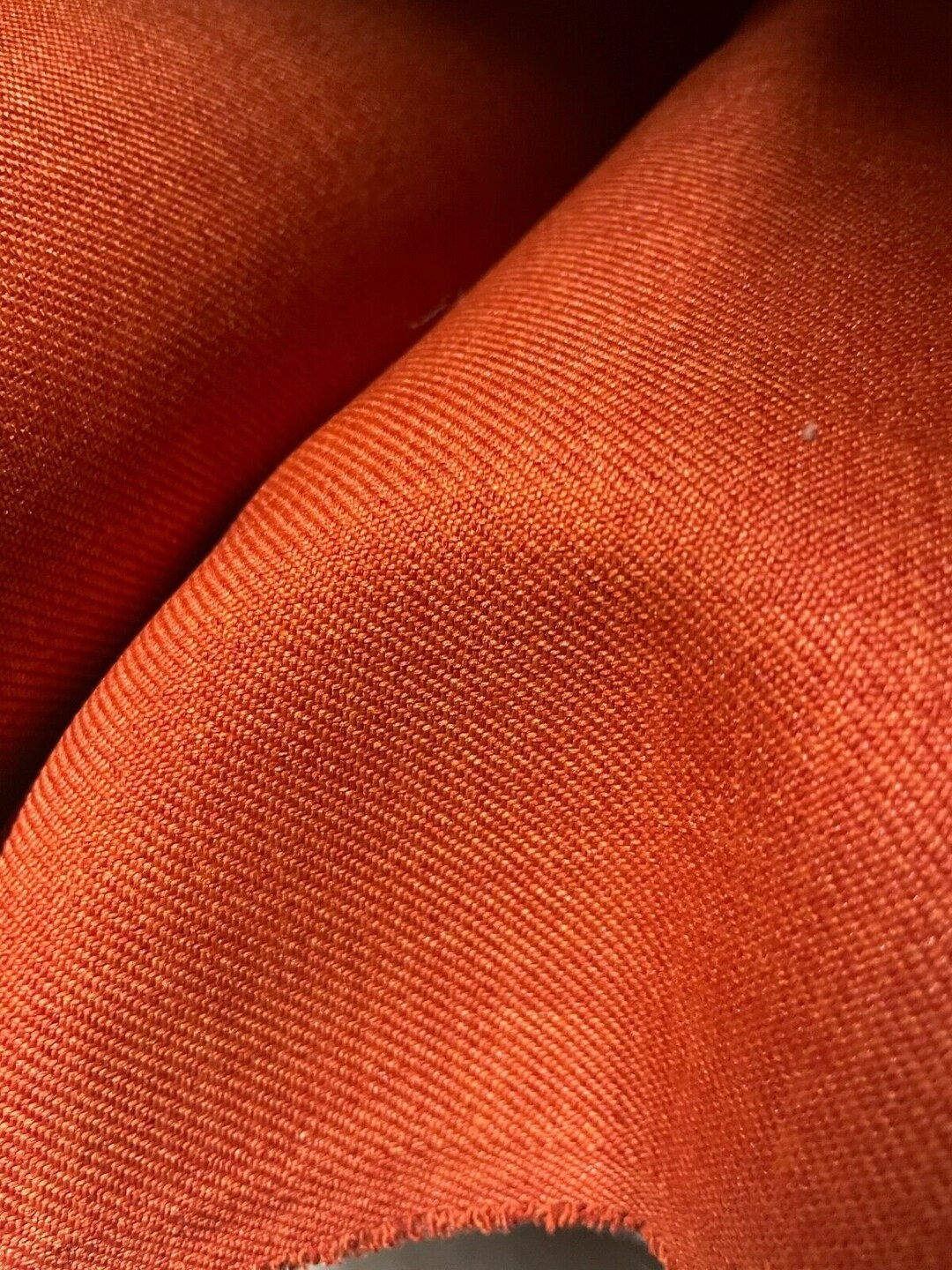 14 Yards Designtex Gamut Solar Orange Polyester MCM Upholstery Fabric ...