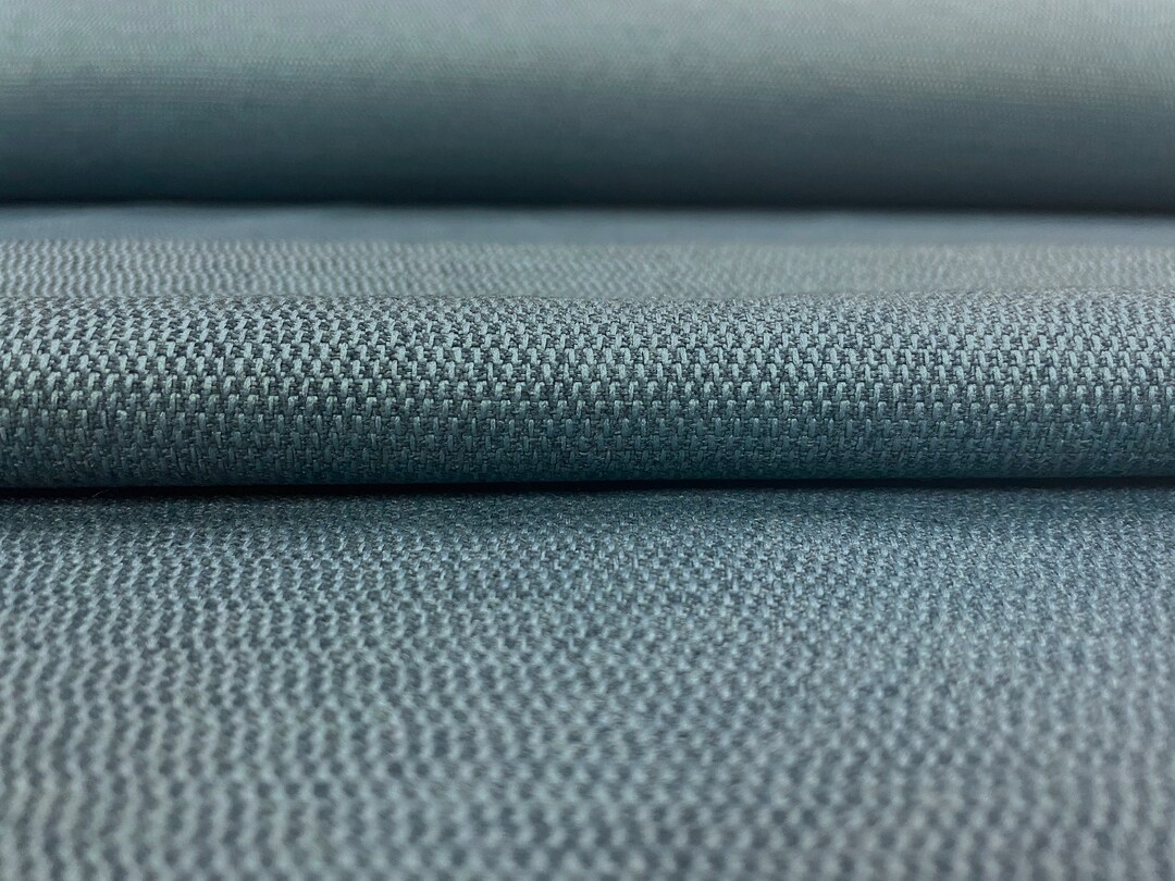 5.25 Yards Maharam Messenger Capri Blue Polyester Upholstery Fabric ...