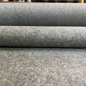 1.5 Yds Designtex Heather Stone Gray Italian Wool Upholstery Fabric ...