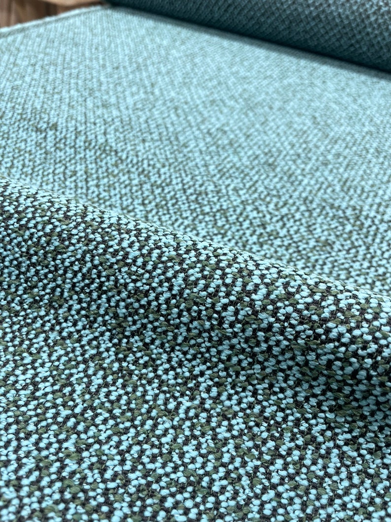2.875 Yds Luum Haptic Aquifer Blue Textured German Upholstery Fabric ...