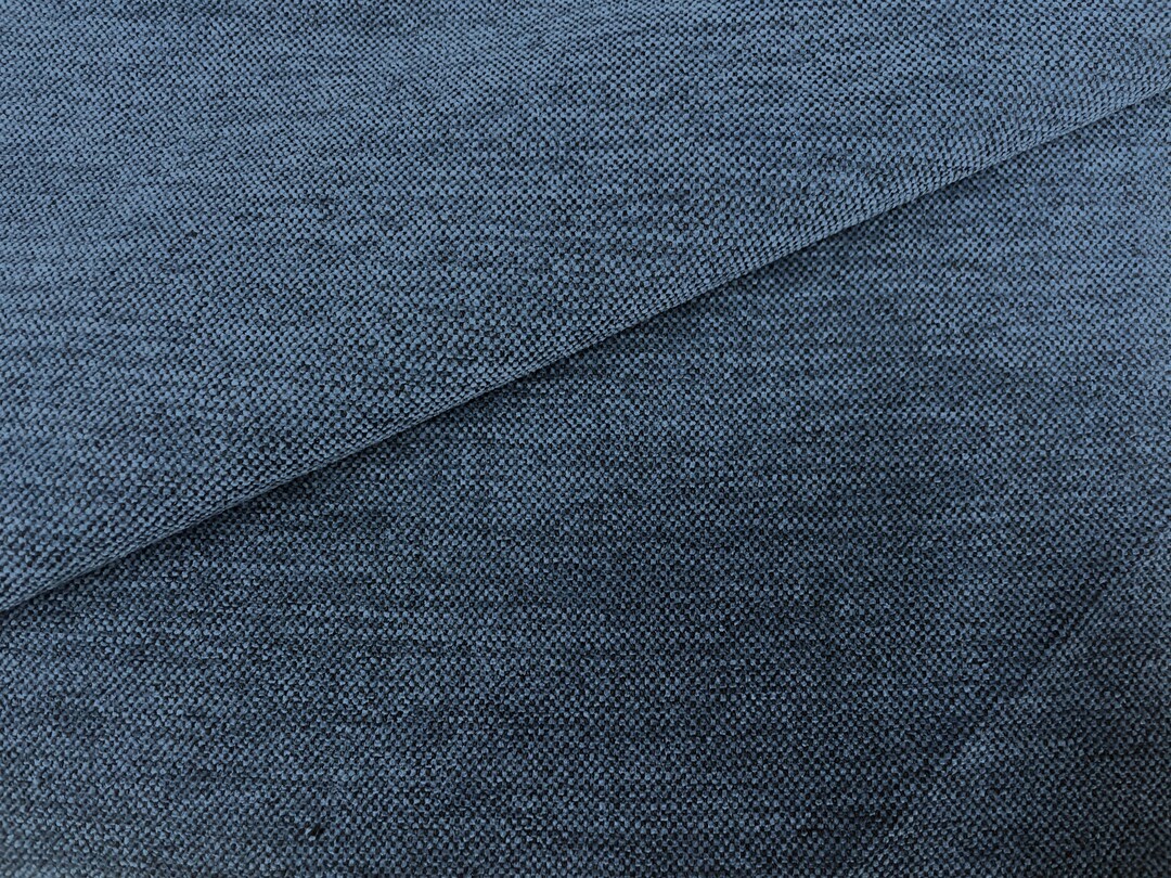 24 Yd Bernhardt Sereno Dusk Denim Blue Chenille Italian Upholstery ...