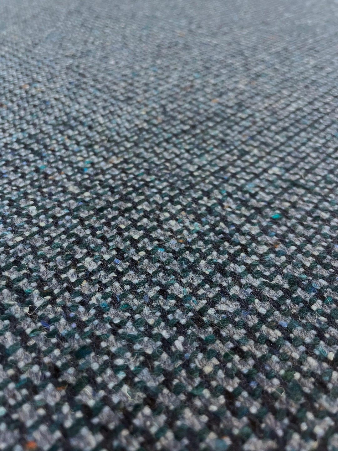 1.625 Yds Luum Graph Speck Riverfront Blue, Green, & Gray Wool ...