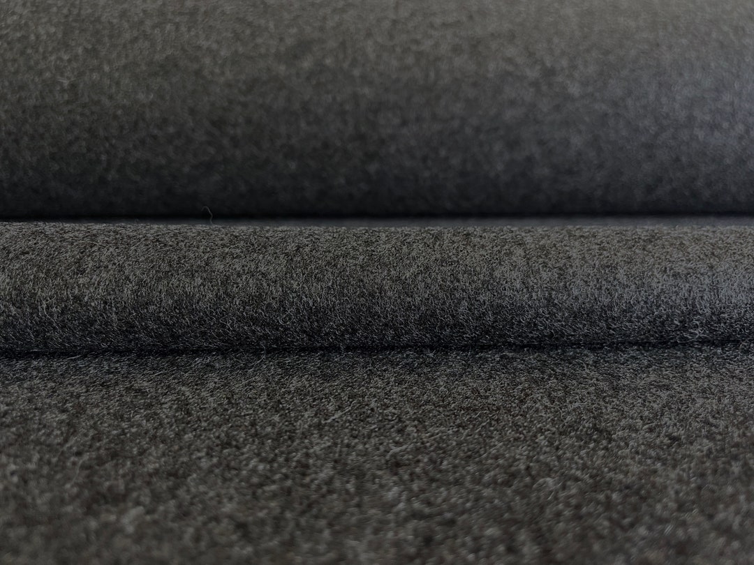 7.25 Yds Arc Com Hush Iron Dark Gray Woven Wool Upholstery Fabric MSRP ...