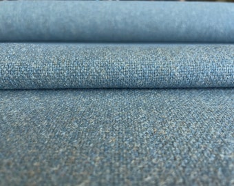 Light Blue Wool Upholstery Fabric - Etsy