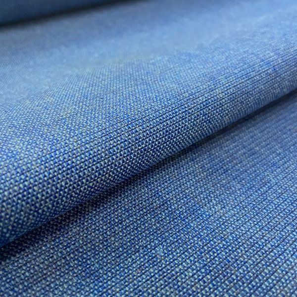 Blue Upholstery Fabric by the Yard - Etsy