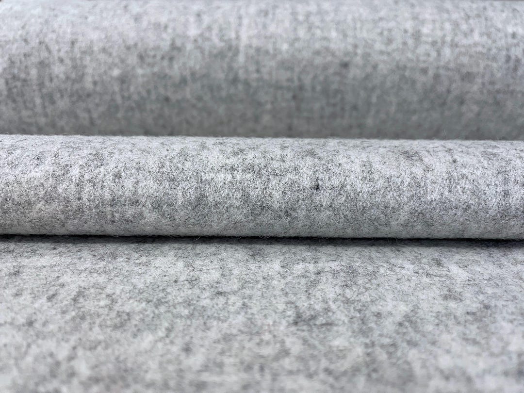 2.625 Yds Bernhardt Focus Heavy Duty Felted Gray Heather Wool ...