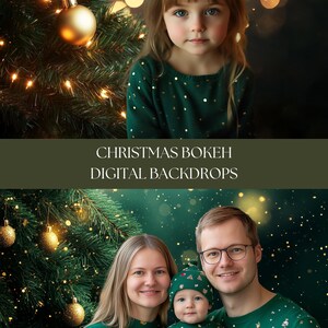 Christmas Soft Bokeh Digital Backdrops, Photoshop Overlays, Studio ...