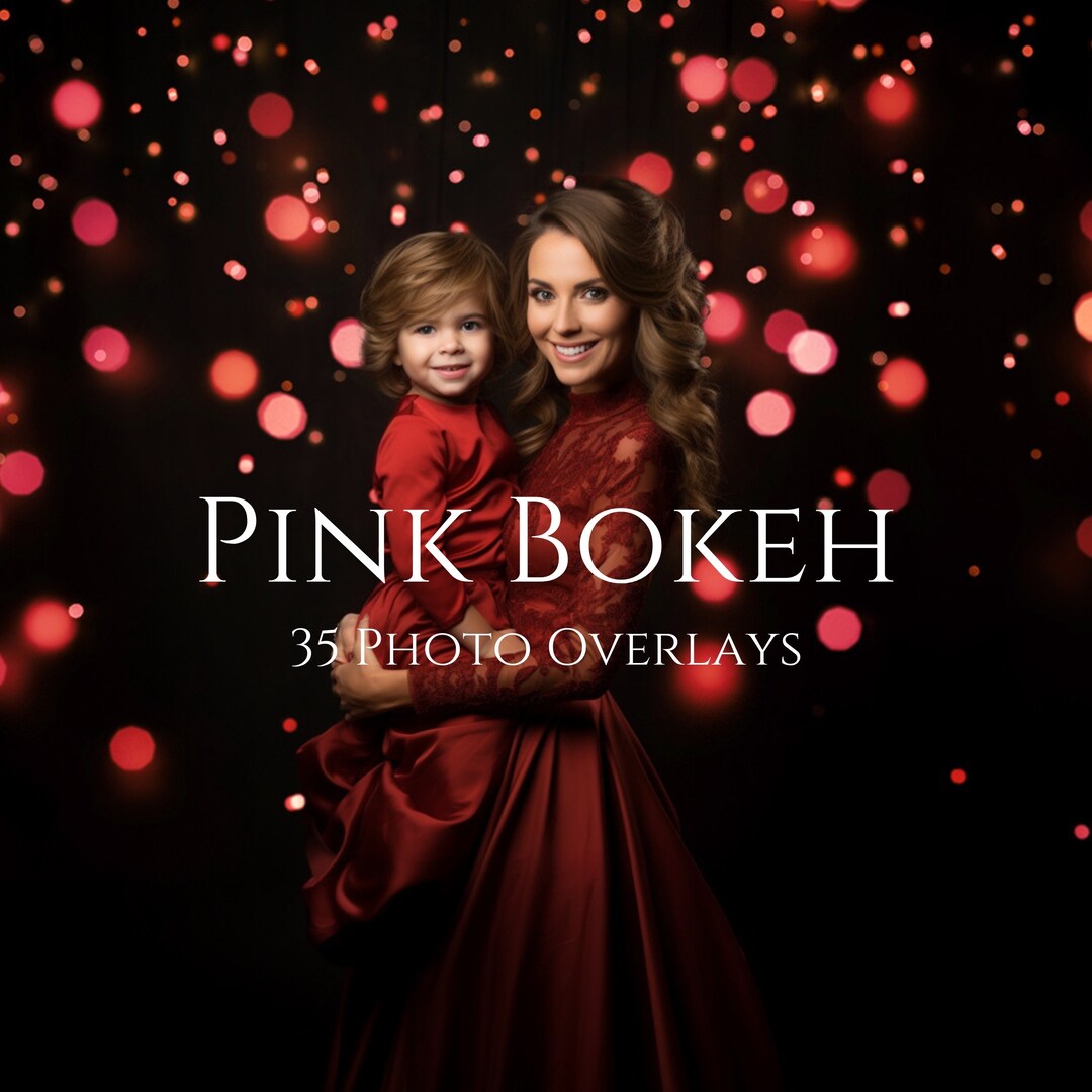 Valentines Bokeh Photo Overlays for Photographers, Creative Photo ...