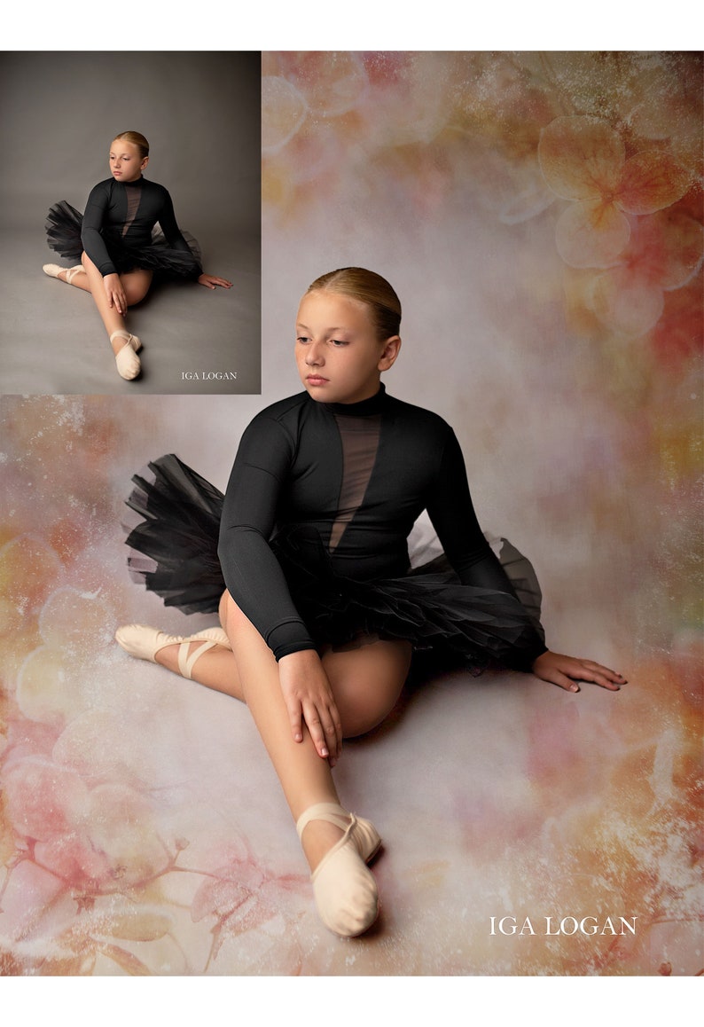 12 Pastel Fine Art Textures Flower Background Photoshop | Etsy