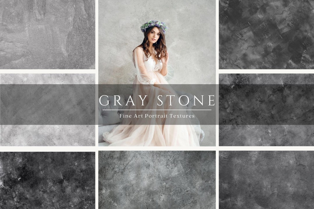 10 Gray Stone Fine Art Textures, Texture Background, Photoshop Overlays ...