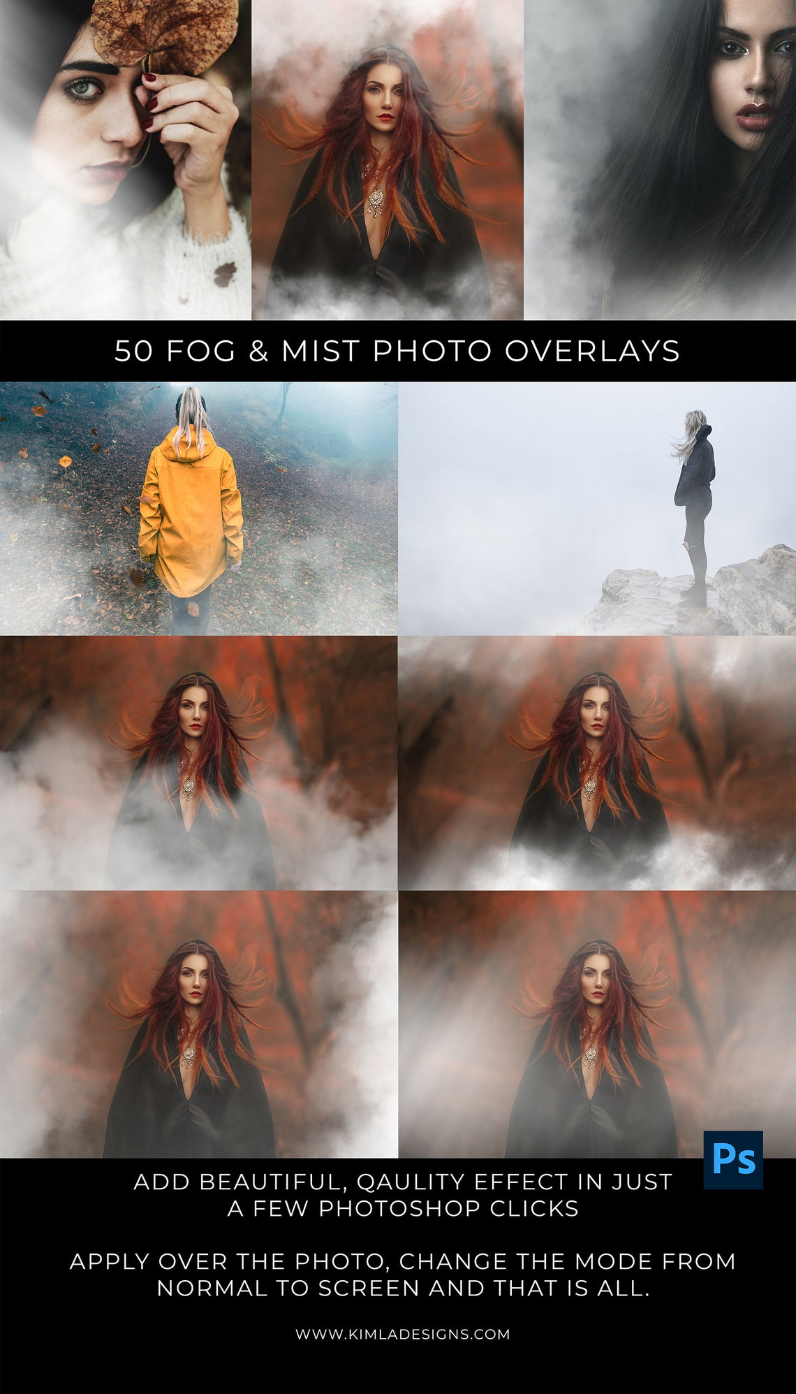 50 Fog and Mist Photo Overlays Digital Download | Etsy