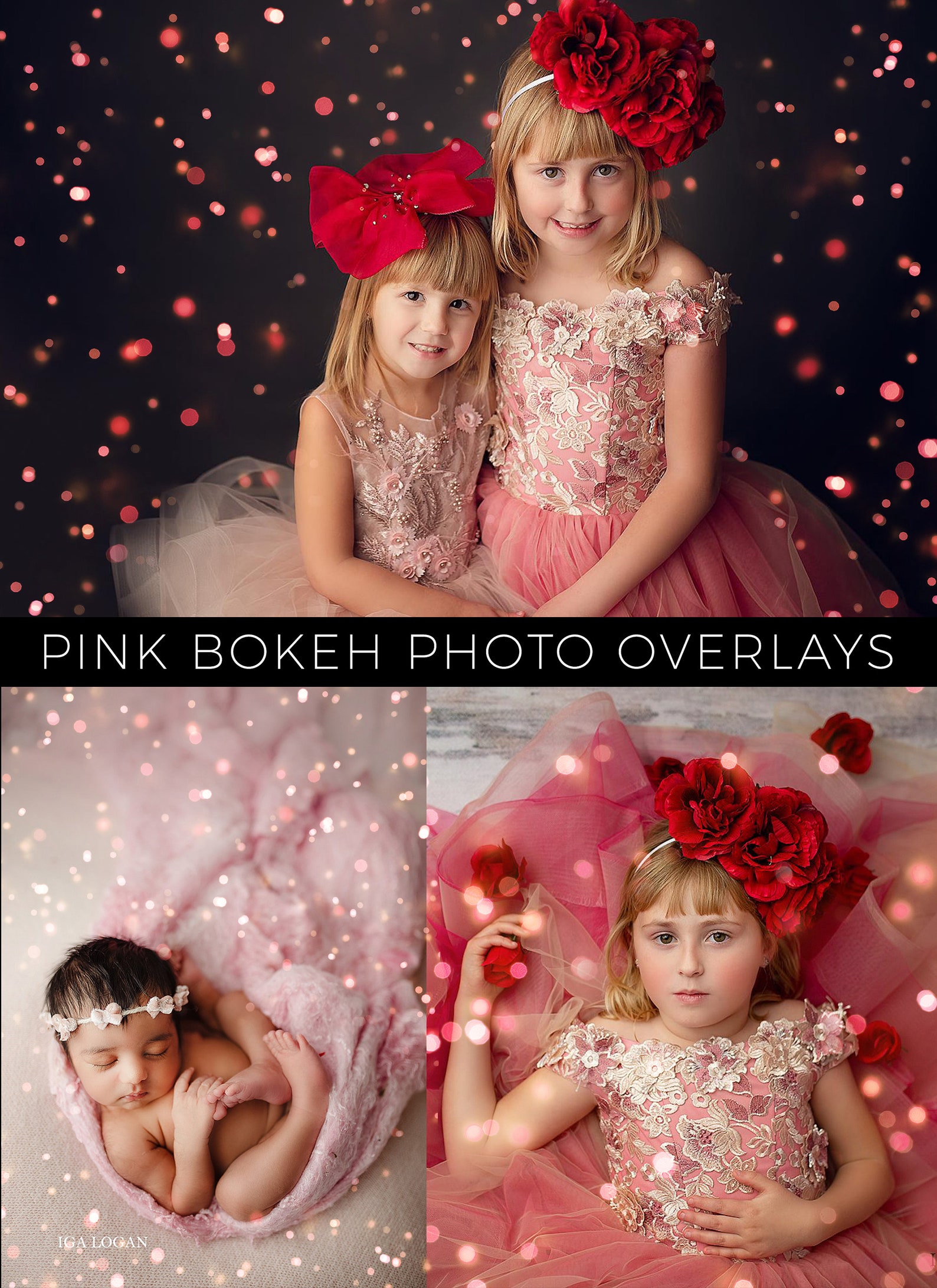Valentines Bokeh Photo Overlays for Photographers Creative - Etsy